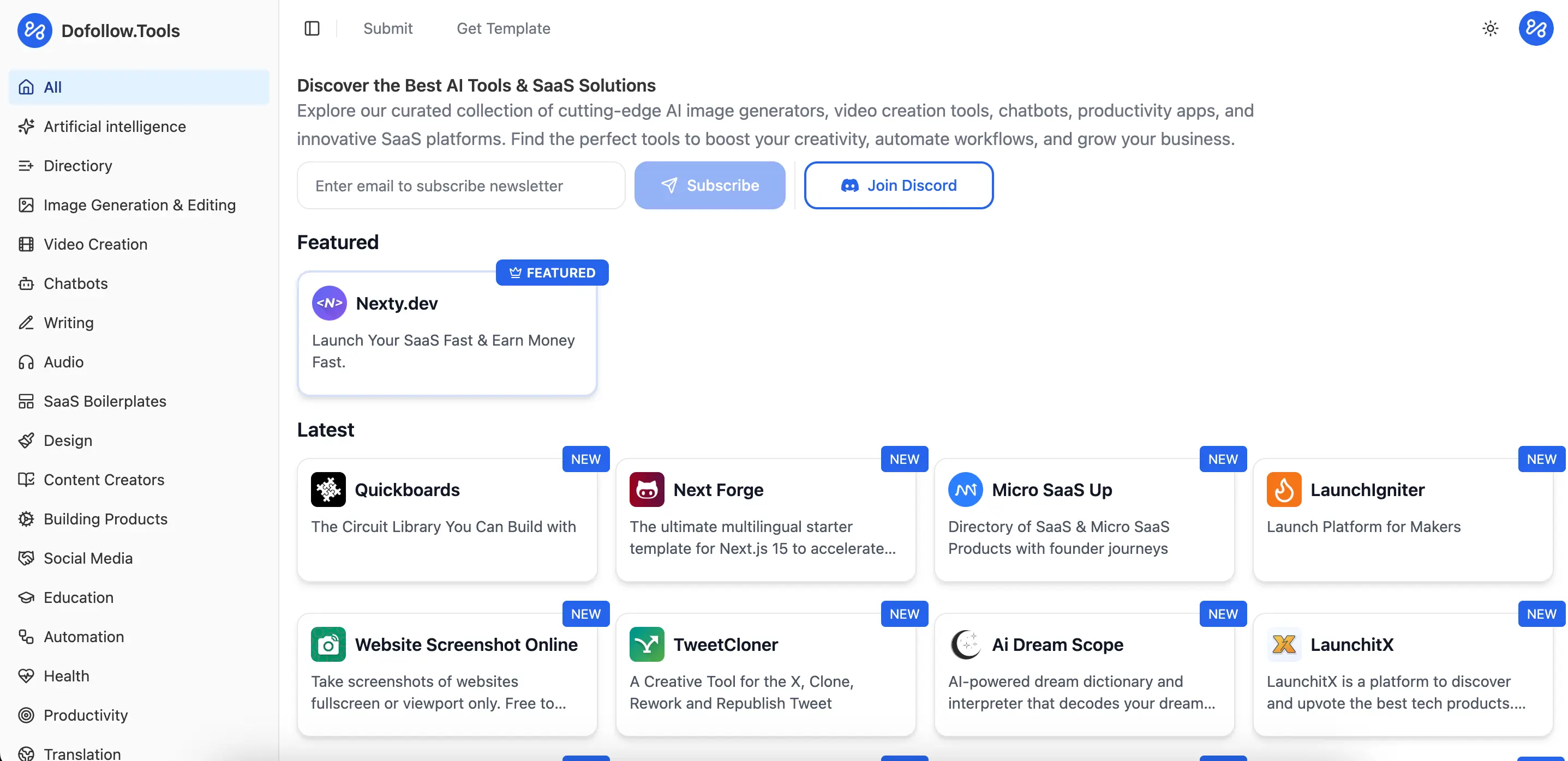 NEXTY.DEV - A Modern Next.js Full-Stack SaaS Template