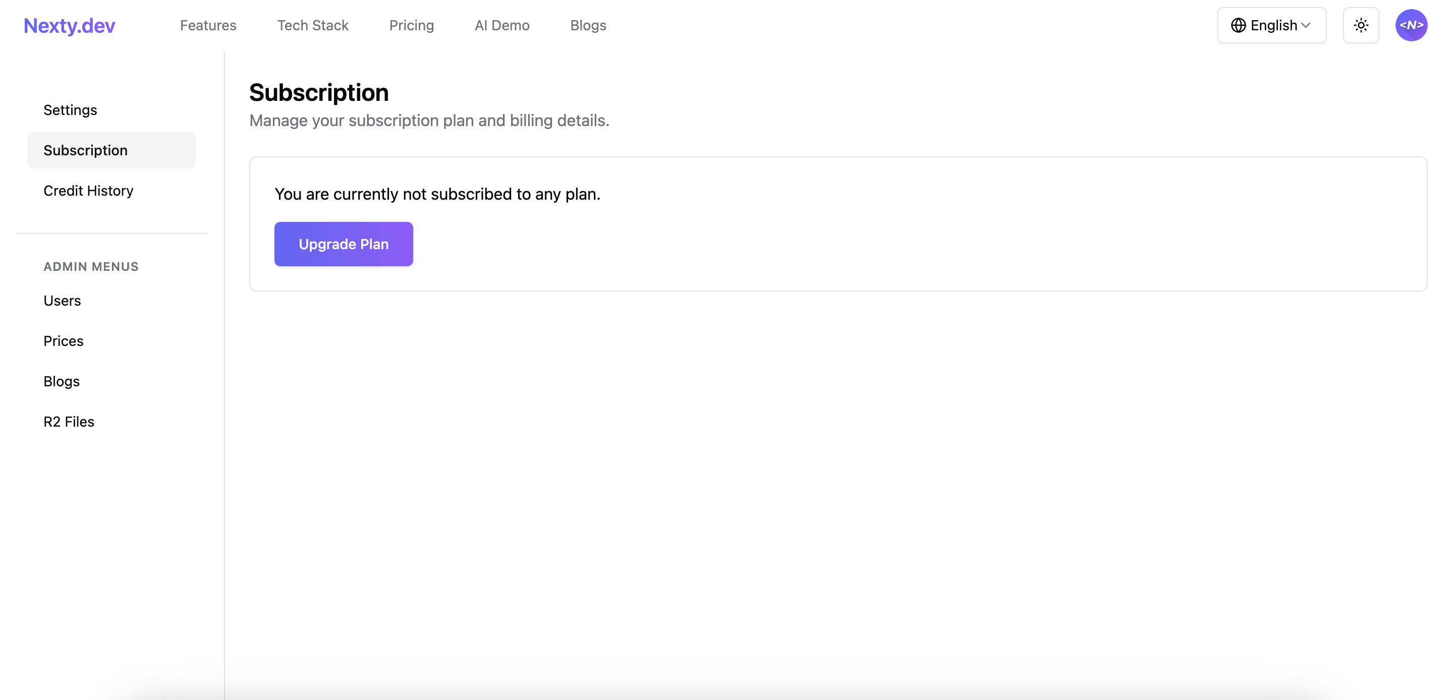 NEXTY.DEV - A Modern Next.js Full-Stack SaaS Template